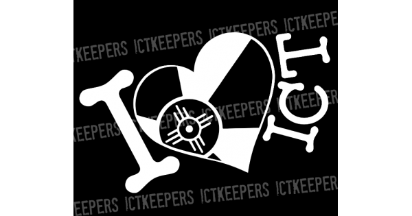 I Heart ICT Decal-Decal I Heart ICT-$5.00-Decals | ICT Keepers