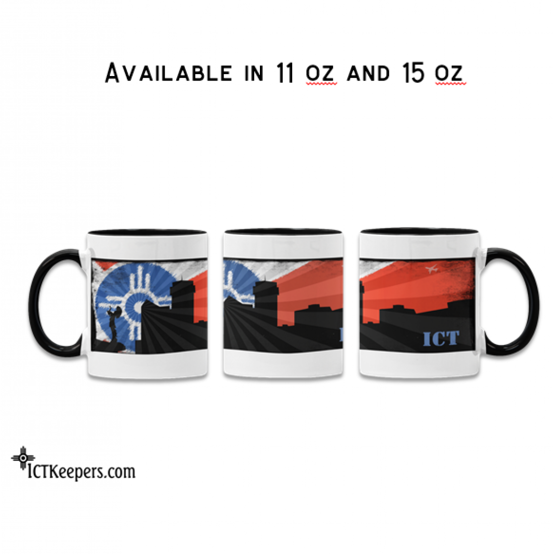 Ceramic Mug Wichita Skyline-Ceramic Mug Wichita Skyline-$15.00 ...