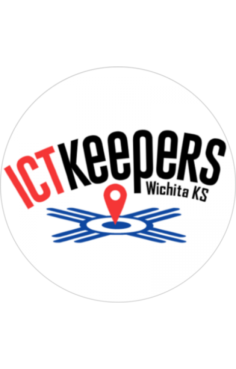 Red Glittered T-Shirt City Flag of Wichita Kansas-T-Shirt Red Glittered ...